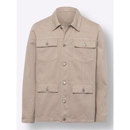 WITT Herren Jacke in Twill-Qualit&auml;t, sesam, Gr&ouml;&szlig;e 60