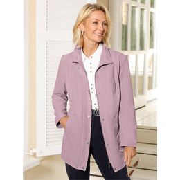 WITT Damen &Uuml;bergangsjacke in Veloursleder-Optik, mauve, Gr&ouml;&szlig;e 40