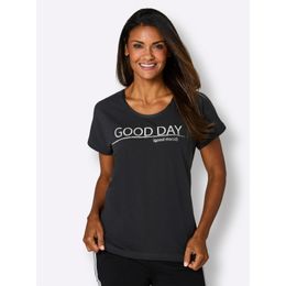 feel good Damen Shirt, schwarz, Gr&ouml;&szlig;e 36/38
