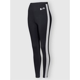 feel good Damen Leggings, schwarz-steingrau, Gr&ouml;&szlig;e 36/38