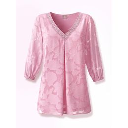 WITT Damen Longbluse, ros&eacute;, Gr&ouml;&szlig;e 46