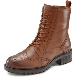 Lascana Damen Schn&uuml;rboots, braun, Gr&ouml;&szlig;e 39