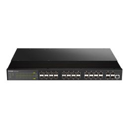 DLink D-Link DIS-700G-28XS, 28-Port Layer2 Managed Gigabit Industrial Fiber Switch 4x 10G