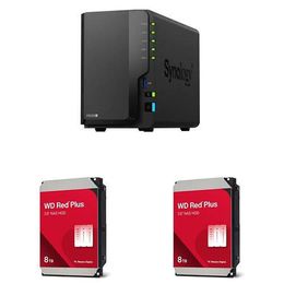 Synology DiskStation DS225+ 16TB (2x 8TB) WD Red Plus NAS Festplatte