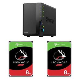Synology DiskStation DS225+ 16TB (2x 8TB) Seagate IronWolf&reg; NAS Festplatte