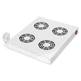 Digitus L&uuml;ftermodule f&uuml;r 19"-Schr&auml;nke 4 L&uuml;fter RAL7035 grau (DN-19 FAN-4-HO)