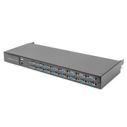 Digitus Modularer KVM Switch 16-Port VGA, Aufr&uuml;stkit, kaskadierbar, opt. IP Zugriff