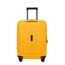 Hartschalen-Trolley Samsonite "ESSENS ZIP", Gr. B/H/T: 40cm x 55cm x 23cm 50 l, radiant gelb, Polypropylen, Koffer, Reisekoffer Hartschalenkoffer f&uuml;r Flugreisen Volumenerweiterung