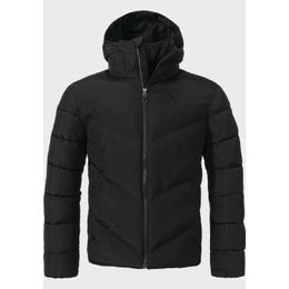 Sch&ouml;ffel Funktionsjacke SCH&Ouml;FFEL "Urban Ins Jacket Style Lodos MNS", Herren, Gr. 54, schwarz (9990, schwarz), Oberstoff: 63% Nylon, 37% Baumwolle; Futter: 100% Polyester; Futter: 100% Polyester; F&uuml;llung: 100% Polyester, regular fit, hoch geschlossener Ausschnitt, Jacken Funktionsjacke