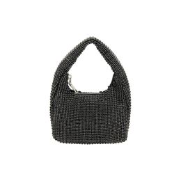KRZY Handtasche Damen Gr&ouml;&szlig;e One Size dunkelgrau / schwarz / silber
