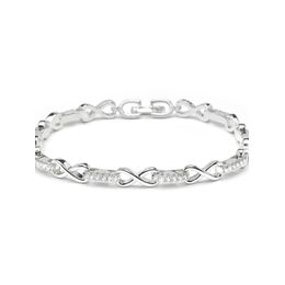 Luxenter Armband 'Raak' Damen Gr&ouml;&szlig;e 18 cm silber