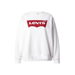 LEVI'S&reg; PLUS Levi's Plus 'Graphic Everyday Crewneck Sweatshirt (Plus Size)' Damen Gr&ouml;&szlig;e 4XL rot / wei&szlig;