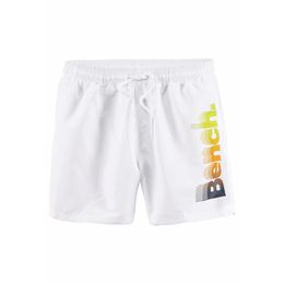 Bench Badeshorts Herren Gr&ouml;&szlig;e S nachtblau / gelb / wei&szlig;