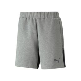 Puma Sportshorts 'Team Cup' Damen Gr&ouml;&szlig;e XXL dunkelgrau / graumeliert / schwarz