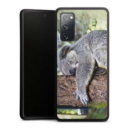 DeinDesign Galaxy S20 FE 5G Handy Premium Silikon H&uuml;lle Handyh&uuml;lle schwarz Case Australia Tree Koala Bear Silikon Premium Case