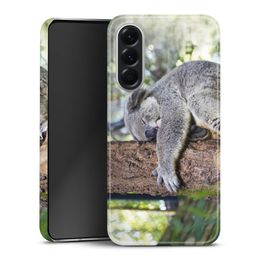 DeinDesign Galaxy A56 5G Handy Premium Case Smartphone Handyh&uuml;lle Schutzh&uuml;lle gl&auml;nzend Australia Koala Bear Tree Premium Case