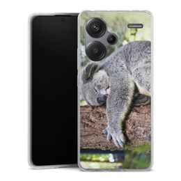 DeinDesign Xiaomi Redmi Note 13 Pro Plus Handy Silikon H&uuml;lle Case transparent Handyh&uuml;lle Australia Koala Bear Tree Silikon Case