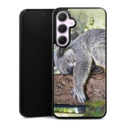 DeinDesign Galaxy A55 5G Handy Silikon H&uuml;lle Case schwarz Handyh&uuml;lle Tree Australia Koala Bear