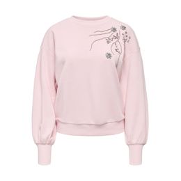 ONLY Sweatshirt 'ONLCamela Brooke' female size S Rose