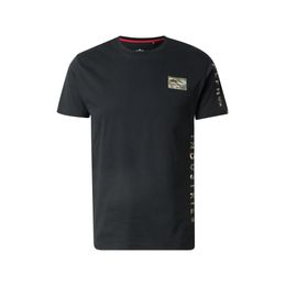 Alpha Industries T-Shirt Herren Gr&ouml;&szlig;e XS beige / braun / gr&uuml;n / schwarz