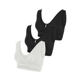 MAMALICIOUS Bra 'MLMelisa' female Black, White size M/L
