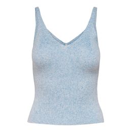 Only Top 'Lina' Damen Gr&ouml;&szlig;e XXXL hellblau / blaumeliert