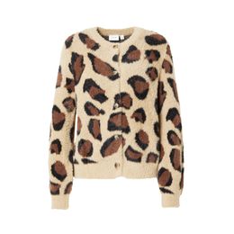 Vila Strickjacke Damen Gr&ouml;&szlig;e XL beige / braun / schwarz