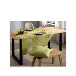 WITT Tischdecke, lindgr&uuml;n, Gr&ouml;&szlig;e 85x85 cm - Mitteldecke