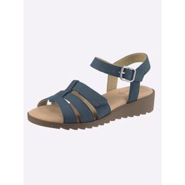 airsoft modern+ Damen Sandalette , 2-fach weitenverstellbar, marine, Gr&ouml;&szlig;e 41