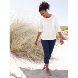 WITT Damen 3/4-Arm-Shirt im 2er-Pack, ecru + ecru, Gr&ouml;&szlig;e 46
