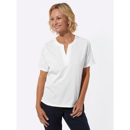 WITT Damen Kurzarmshirt in formstabiler Jersey-Qualit&auml;t, ecru, Gr&ouml;&szlig;e 40