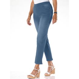 WITT Damen 7/8-Jeans, blue-bleached, Gr&ouml;&szlig;e 25