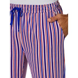 WITT Herren Hose lang, royalblau-kirsche-gestreift, Gr&ouml;&szlig;e 60/62