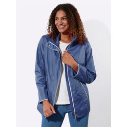 WITT Damen Jacke, jeansblau-wei&szlig;, Gr&ouml;&szlig;e 40