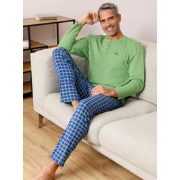 w&auml;schepur men Herren Hose lang, royalblau-kirsche-kariert, Gr&ouml;&szlig;e 52/54