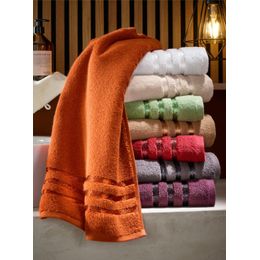 w&auml;schepur w&auml;schepur Handtuch, rostrot, Gr&ouml;&szlig;e 75x150 cm - Duschtuch