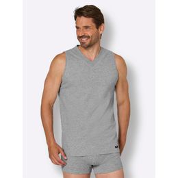 KINGsCLUB Herren Shirt, schwarz + grau-meliert + marine, Gr&ouml;&szlig;e 10
