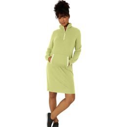 WITT Damen Jerseykleid mit Modal, pistazie-wei&szlig;, Gr&ouml;&szlig;e 40