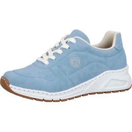 Rieker Damen Sneaker mit Wechselfu&szlig;bett himmelblau Gr&ouml;&szlig;e 41