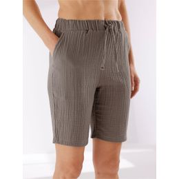 w&auml;schepur w&auml;schepur Damen Bermuda, taupe, Gr&ouml;&szlig;e 36/38