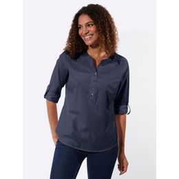 WITT Damen Tunika mit Kellerfalte hinten, marine, Gr&ouml;&szlig;e 54