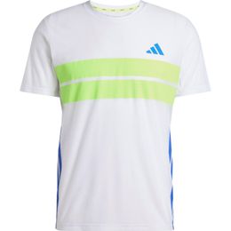 Adidas Adizero Funktionsshirt Herren - wei&szlig; - Gr. XXL - Polyester