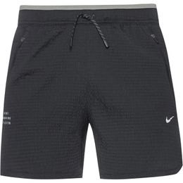 Nike Stride Laufshorts Herren - schwarz - Gr. XXL - Nylon/Elastan