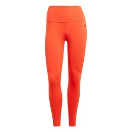 Adidas Opme Power Tights Damen - rot - Gr. L - Polyester/Elastan