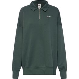 Nike Phoenix Sweatshirt Damen - gr&uuml;n - Gr. S - Baumwolle/Polyester