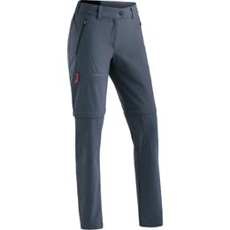 Maier Sports Nata Loop Zipphose Damen - grau - Gr. 18 - Polyester