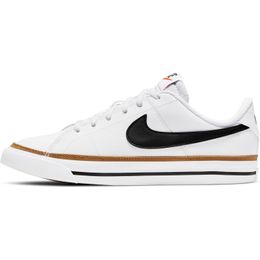 Nike Court Legacy Sneaker Kinder - wei&szlig; - Gr. 35 1/2 - Leder