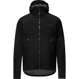 Gore Wear Gorewear Fernflow Hooded Funktionsjacke Herren - schwarz - Gr. L - Polyamid/Polyester/Elastan
