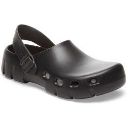 Birkenstock Birki Flow Badelatschen - schwarz - Gr. 45 - Kunststoff