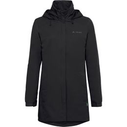 Vaude Escape Regenmantel Damen - schwarz - Gr. 36 - Polyester